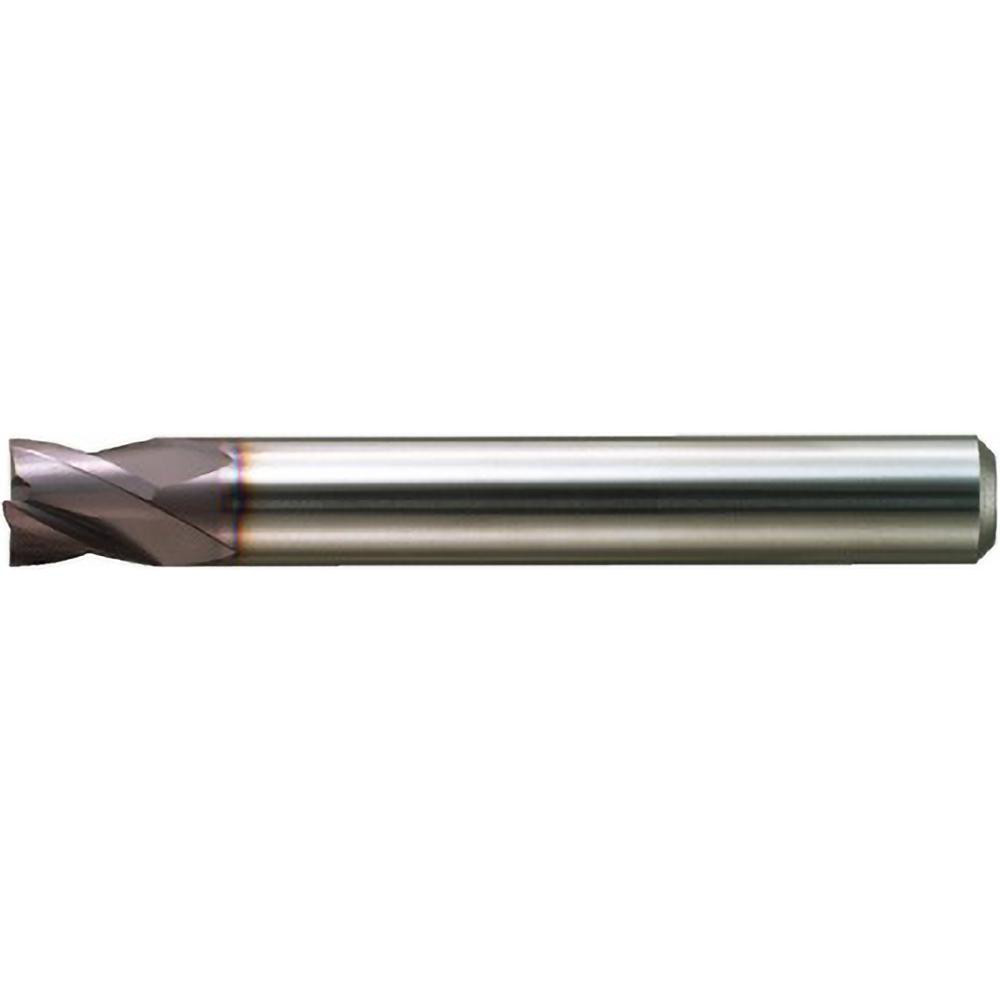 Mitsubishi - Square End Mill: 3.00 mm Dia, 3.00 mm LOC, 4 Flute, Solid ...