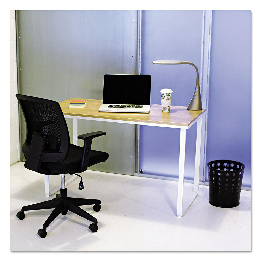 Safco - Desk Table: Laminate Top, Beech & White | MSC Direct