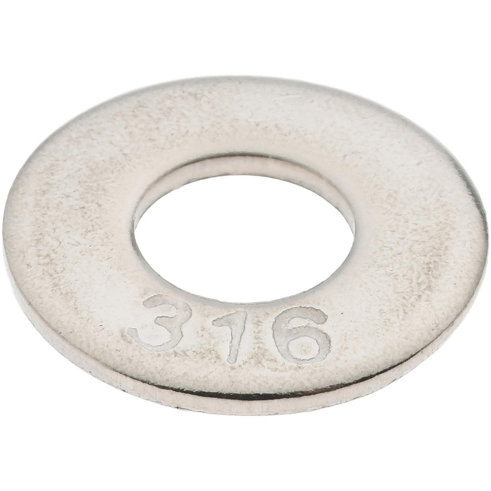 Value Collection - #10 Screw, Standard Flat Washer: Grade 316 Stainless ...