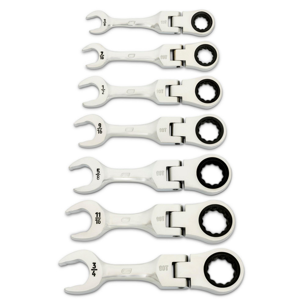 GEARWRENCH - Specialized Wrench Set: 7 Pc, 3/8"-3/4" Wrench | MSC Direct