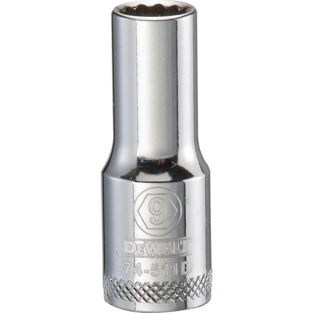 DeWALT - Deep Hand Socket: 3/8" Drive, 9.00 mm Socket, 12-Point | MSC ...