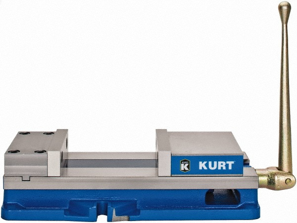 Kurt - 8" Jaw Width, 10" Jaw Opening Capacity, Horizontal Stationary ...