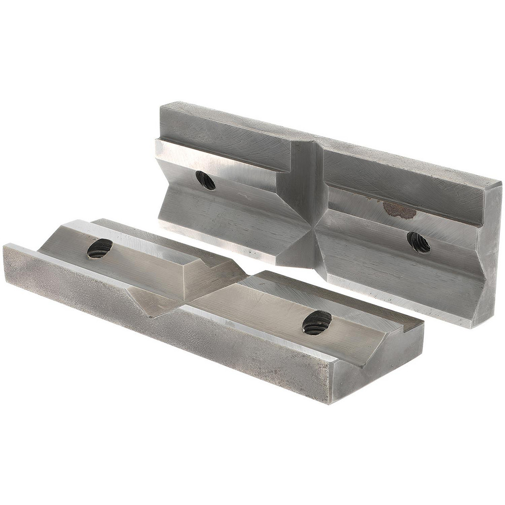 Cardinal Tool - Vise Jaw: 2.00 mm High, V-Groove | MSC Direct