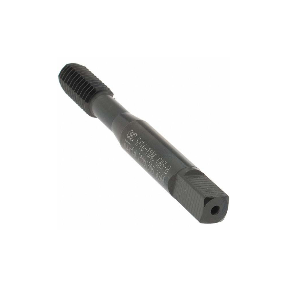 OSG - Thread Forming Tap: 5/16-18 UNC, Modified Bottoming Chamfer, Cobalt, Steam Oxide Finish ...