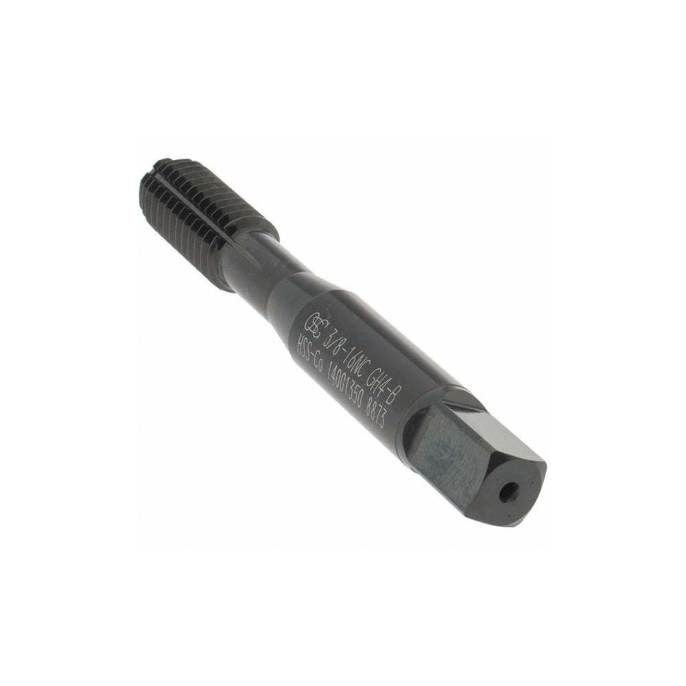 OSG - Thread Forming Tap: 3/8-16 UNC, Modified Bottoming Chamfer, Cobalt, Steam Oxide Finish ...