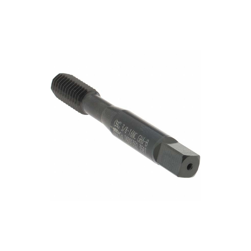 OSG - Thread Forming Tap: 3/8-16 UNC, Modified Bottoming Chamfer, Cobalt, Steam Oxide Finish ...