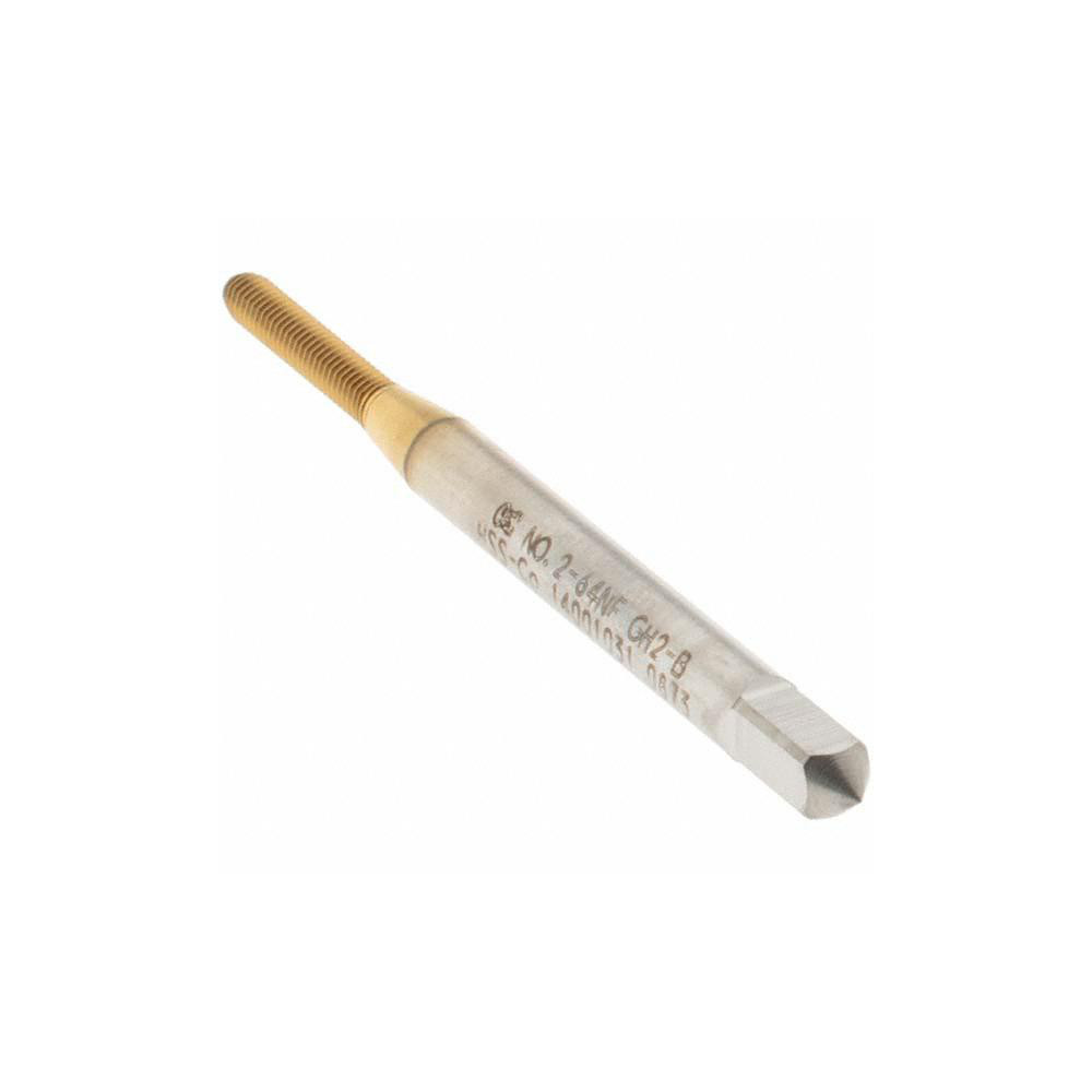 OSG - Thread Forming Tap: #2-64 UNF, 3B Class of Fit, Modified Bottoming Chamfer, Cobalt, TiN ...