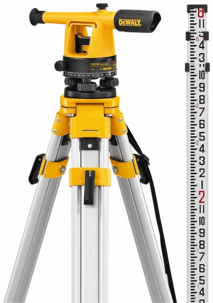 DeWALT - 20x Magnification, 5 to 200 Ft. Measuring Range, Transit ...