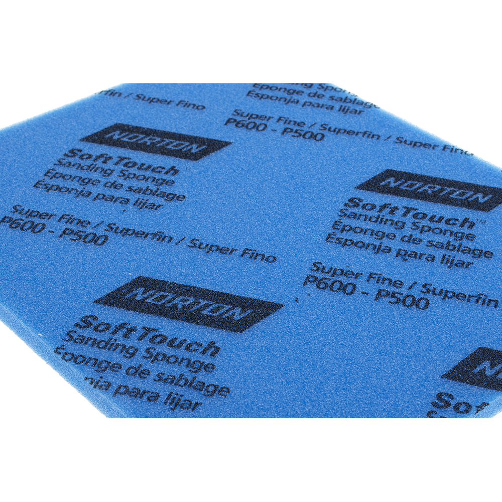 Norton - 4-1/2" Wide x 5-1/2" Long, Very Fine Grade Sanding Sponge ...