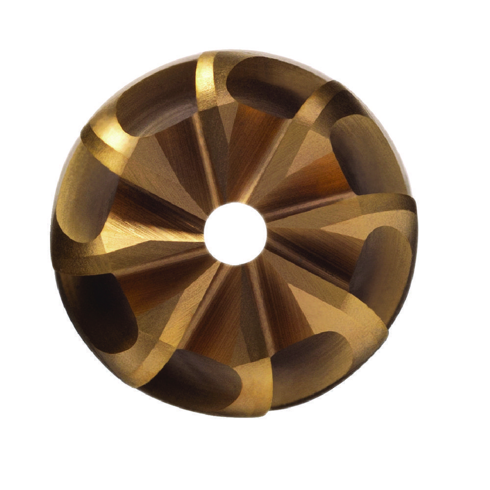 Kennametal - Corner Radius End Mill: 1/2" Dia, 1" LOC, 0.0300" Radius ...