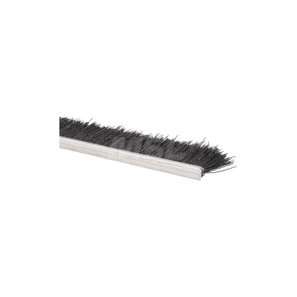 PRO-SOURCE - 1/2" Back Strip Brush Width, Metal Black Nylon Strip Brush ...