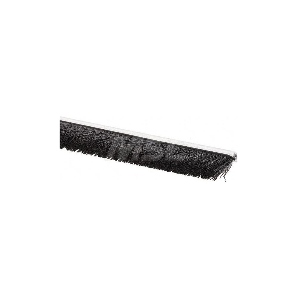 PRO-SOURCE - 1/2" Back Strip Brush Width, Metal Black Nylon Strip Brush ...