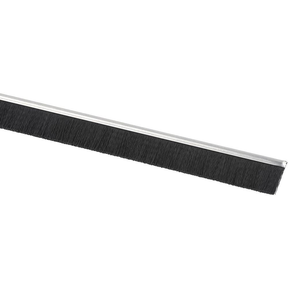 PRO-SOURCE - 1/2" Back Strip Brush Width, Metal Black Nylon Strip Brush ...