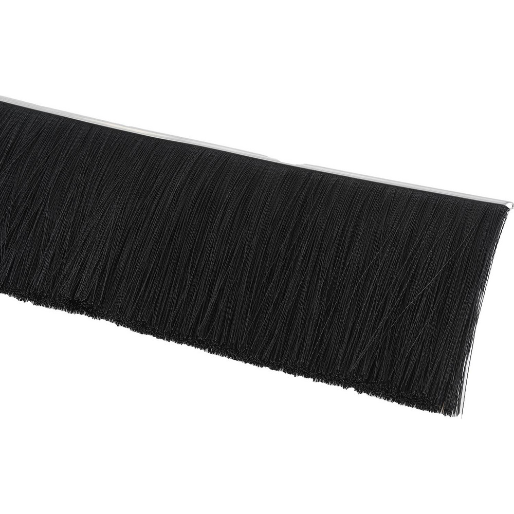 PRO-SOURCE - 1/2" Back Strip Brush Width, Metal Black Nylon Strip Brush ...