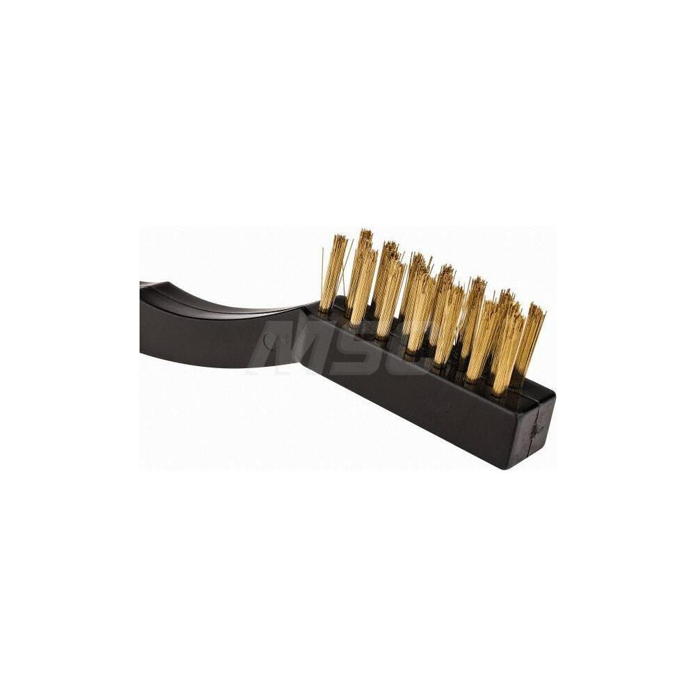 PRO-SOURCE - Welder Brush: 3 Row, 7 Column, Brass | MSC Direct