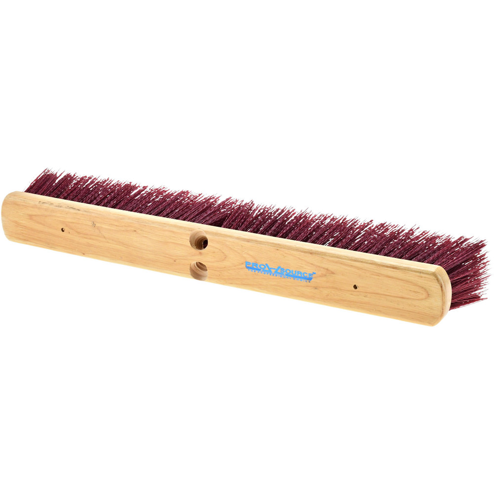 PRO-SOURCE - Push Broom: 24" Wide, Polypropylene Bristle | MSC Direct
