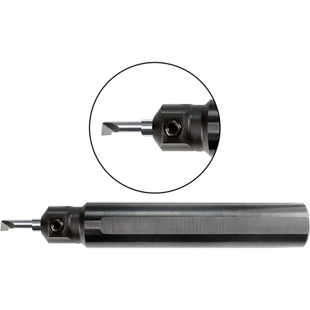 Internal Tool - Boring Bar: 1/2" Max Depth, Right Hand, 3/16" Shank Dia, Micrograin Solid ...