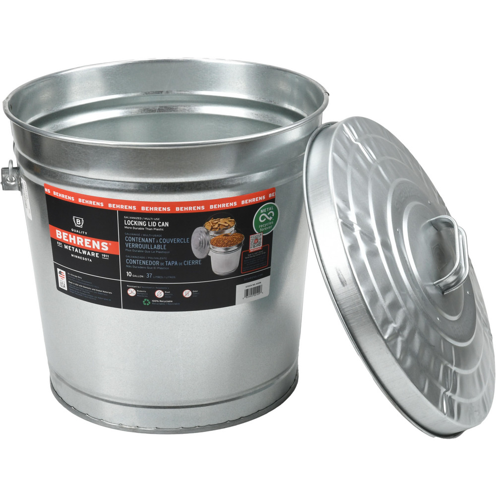 Behrens - Galvanized Steel Trash Can: | MSC Direct