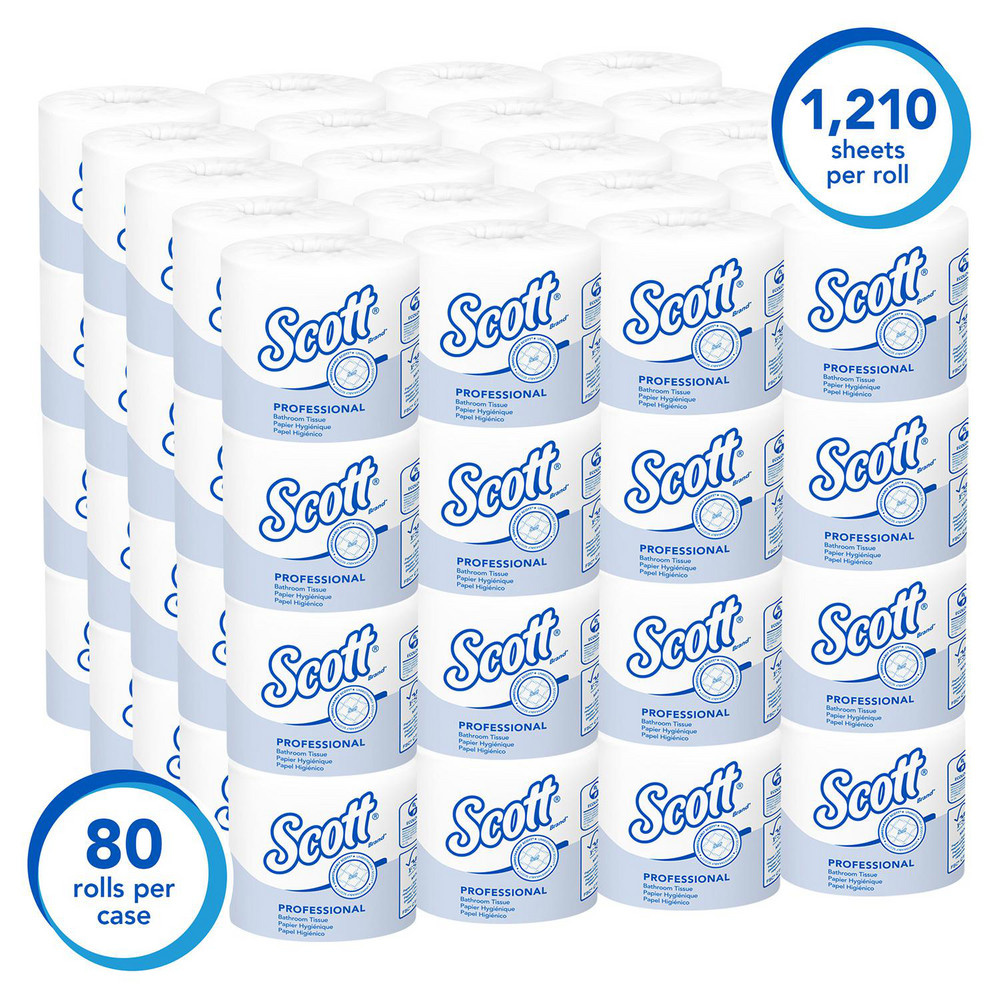 Scott - Professional Standard Roll Bathroom Tissue, White | MSC Direct