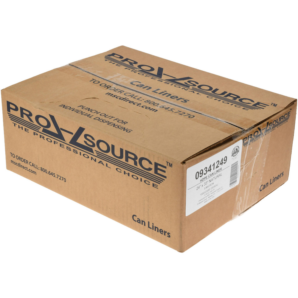 PRO-SOURCE - Light Duty Trash Bags: 16.000 gal, 0.31 mil, Pack of 1000 ...