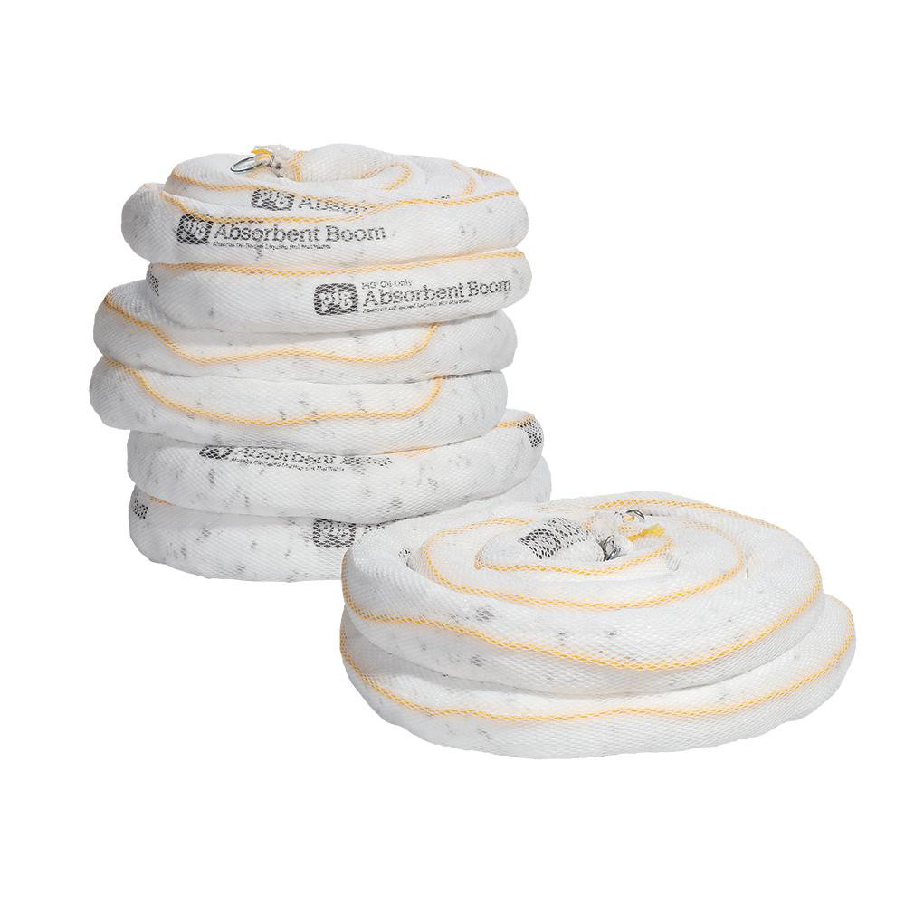 New Pig - Spill Response on Water, 3.000" Dia, 16 Absorption, Polypropylene, White | MSC Direct