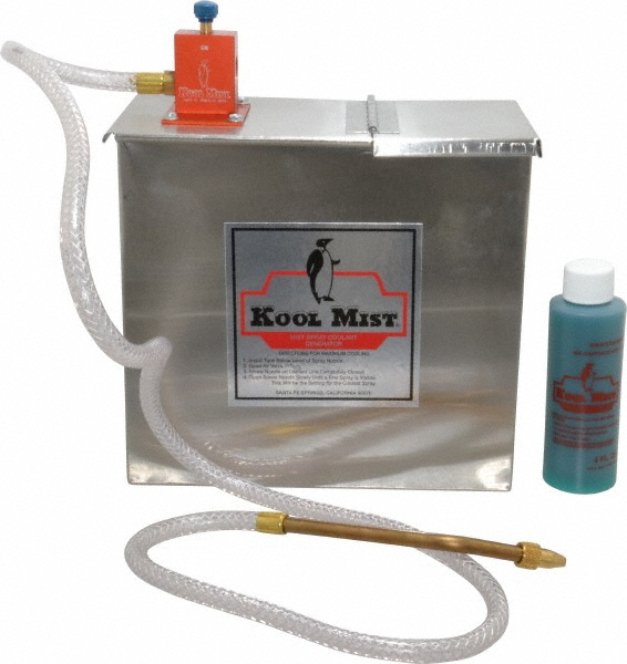 Kool Mist - Tank Mist Coolant System: 1 gal Stainless Steel Tank, 1 ...