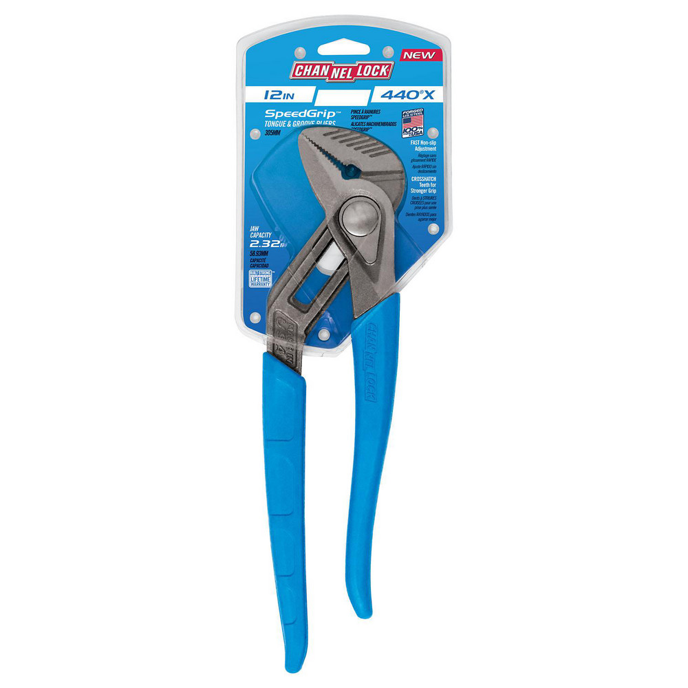 Channellock - Tongue & Groove Pliers; Joint Type: ; Type: ; Jaw Style ...