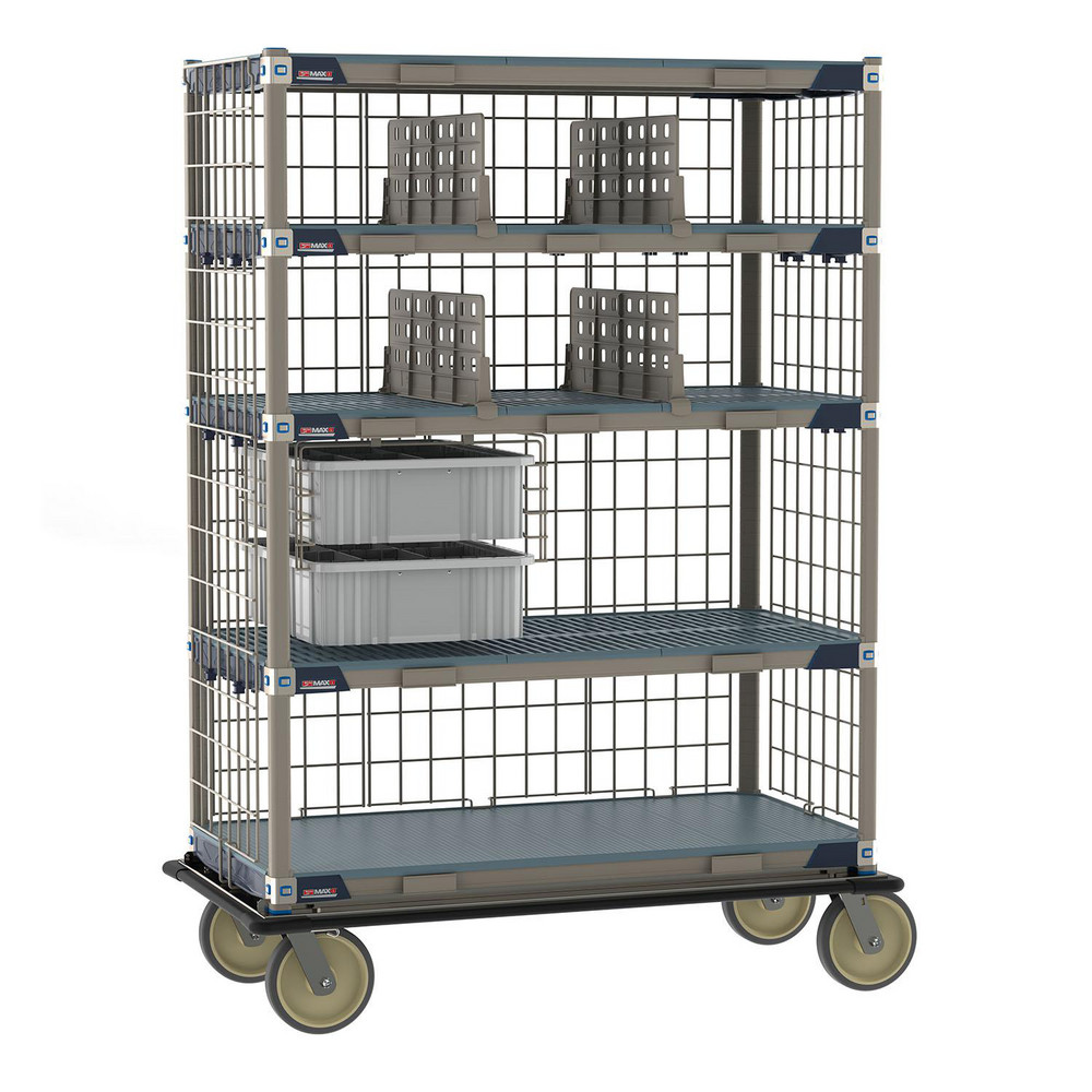 Metro - Transport & Exchange Utility Cart: 60" Long, 24" Wide, Polymer ...
