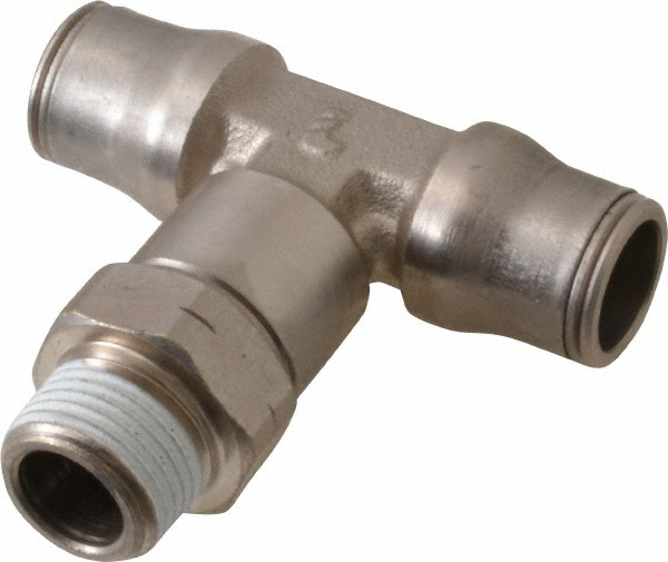 Legris - Push-to-Connect Tube x MNPT x Tube x Male Fitting: NPT, 1/2" OD | MSC Direct