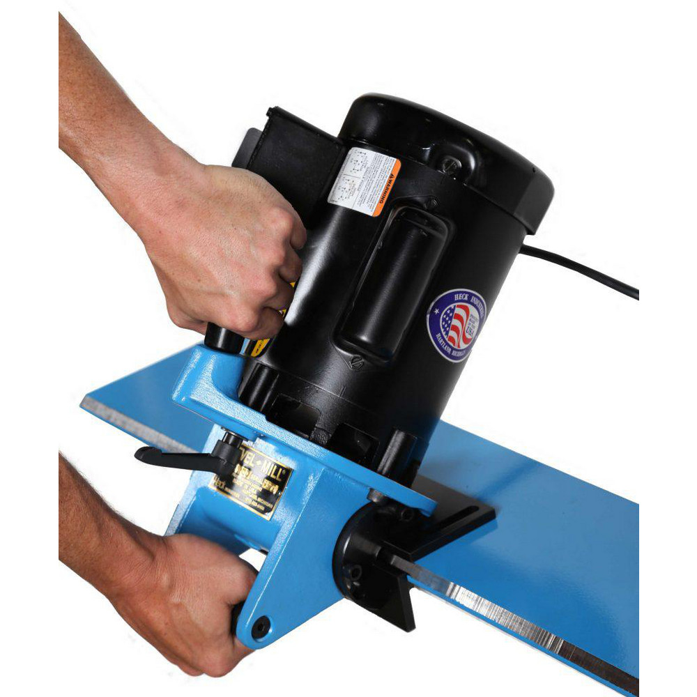 Heck Industries - 15 to 45° Bevel Angle, 7/8 Inch Bevel Capacity, 1 hp ...