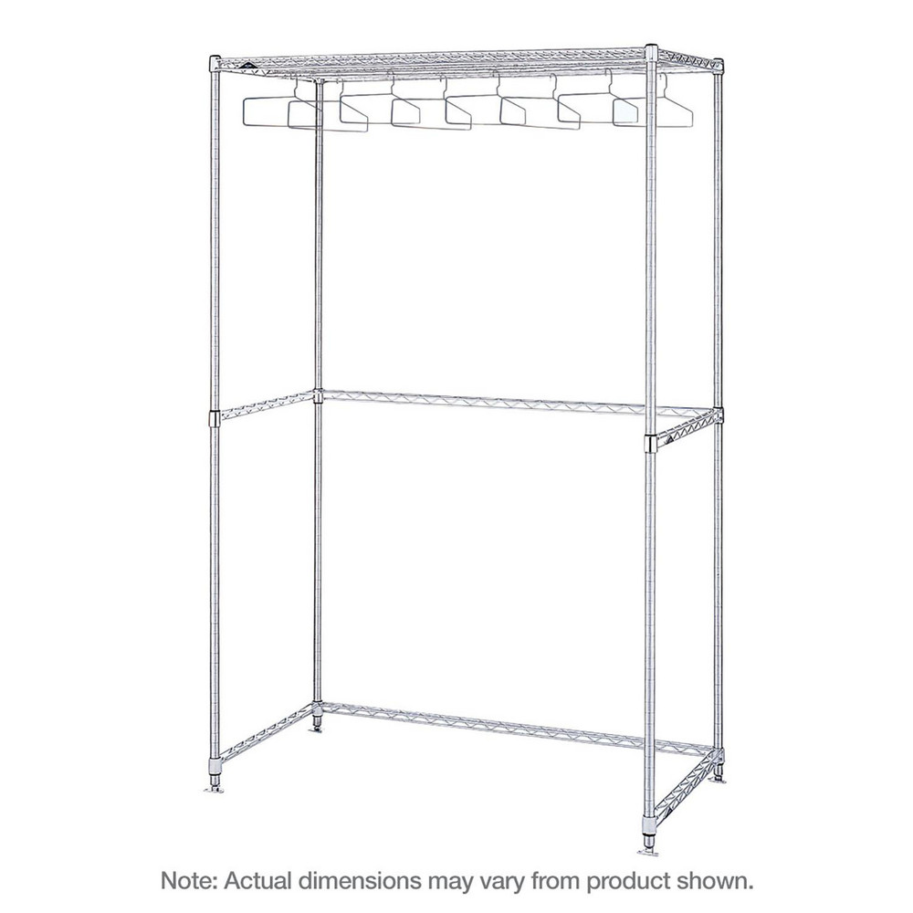 Metro - Office Desks: Rack Type: Upright Garment Rack; Color: Silver ...