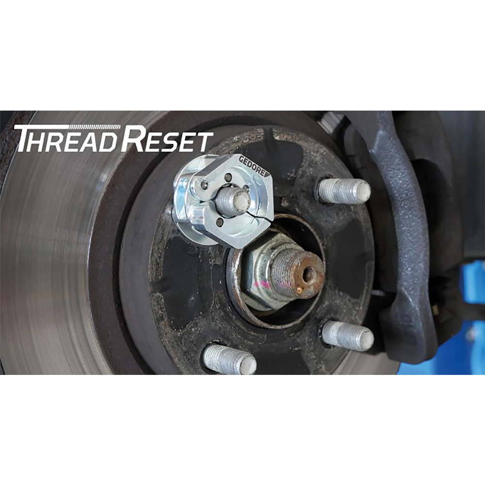 Gedore - Wheel Stud Thread Repair Kit: M12x1.5, Steel, 4 Pc | MSC Direct