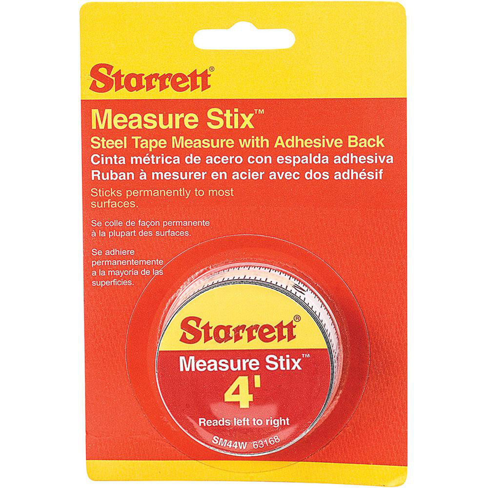 Starrett - 4 Ft. Long x 1/2 Inch Wide, 1/32 and 1/16 Inch Graduation ...