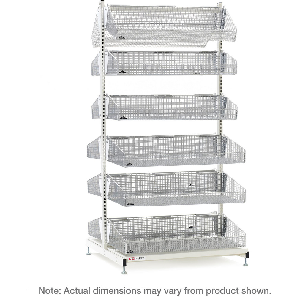 Metro - 19.5X40.5X74"500LB DBL 12 BASKET SHF ADD-ON | MSC Direct