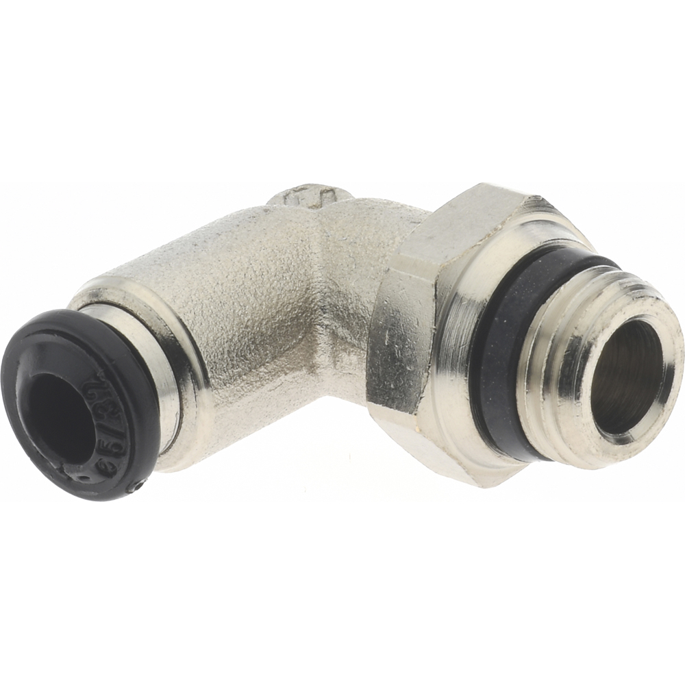 Aignep USA - Push-to-Connect Tube x Universal Thread Fitting: Swivel Elbow, Universal, 4.00 mm ...