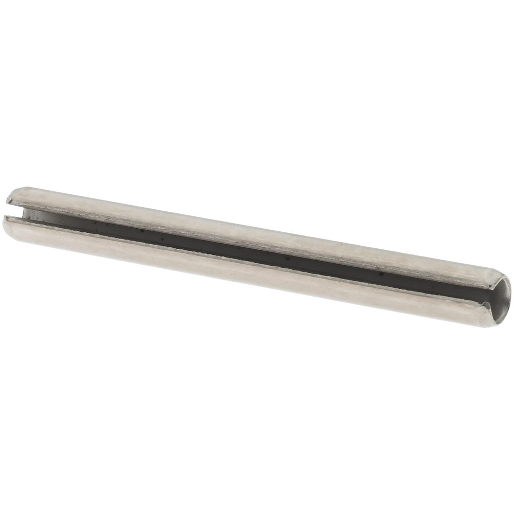 Value Collection - Slotted Spring Pin: 1-1/4" Long, 18-8 Stainless ...