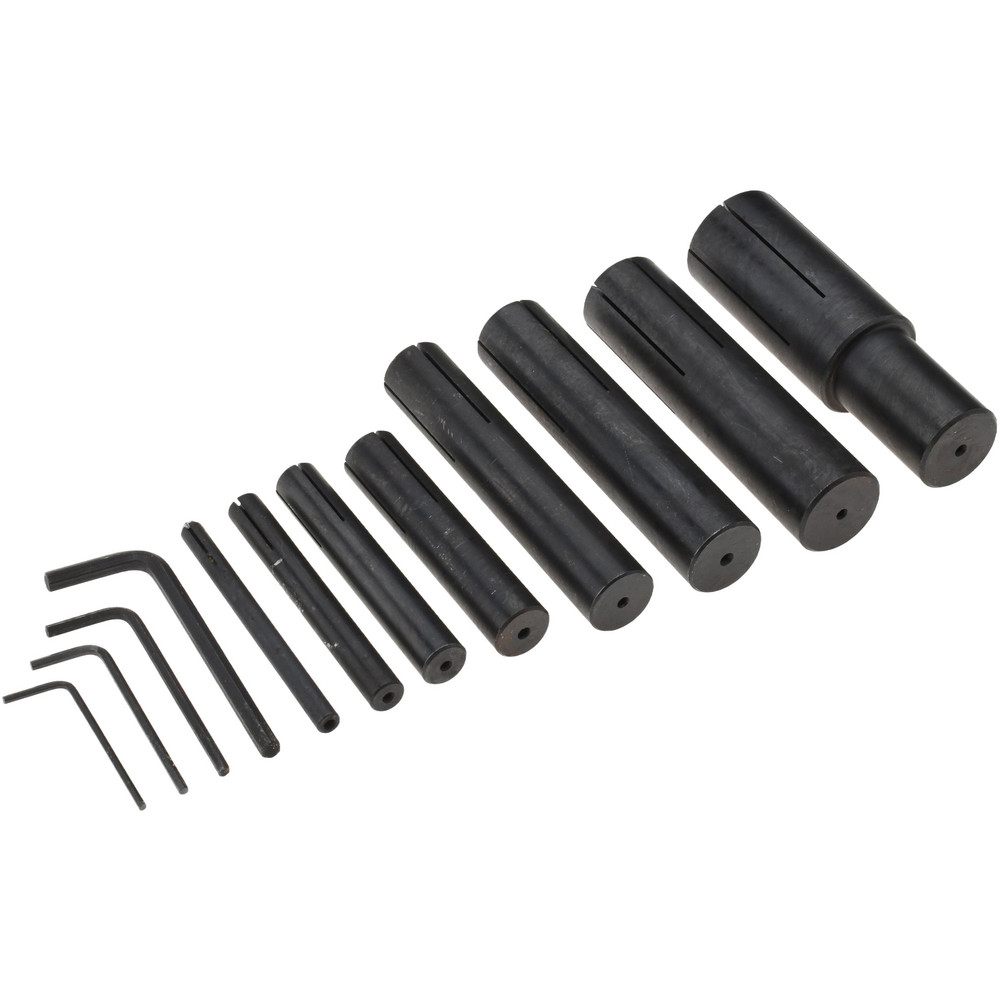 Value Collection - 8 Piece 1/8" Increment Expanding Lathe Arbor Set ...