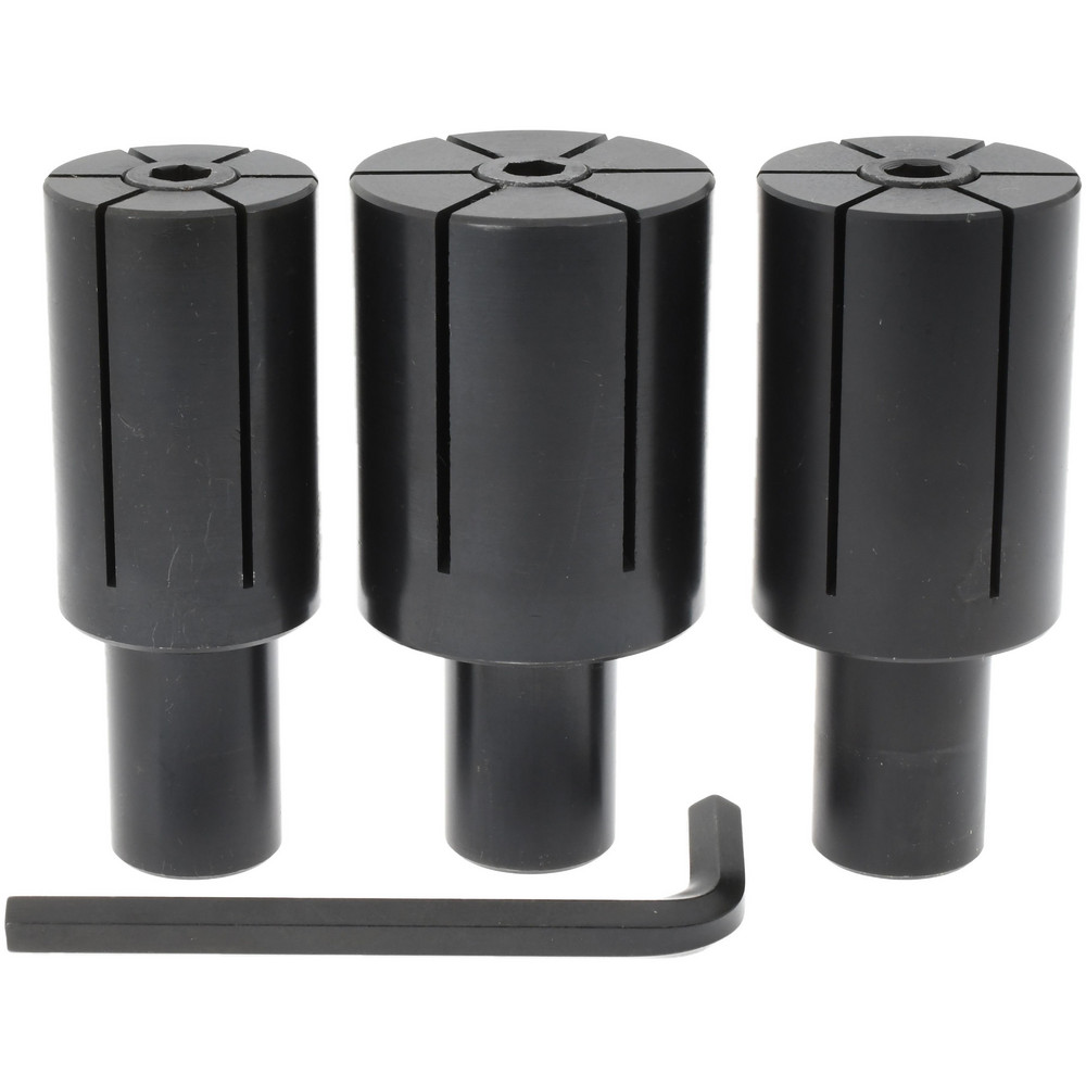 Value Collection - 3 Piece 1/4" Increment Expanding Lathe Arbor Set ...