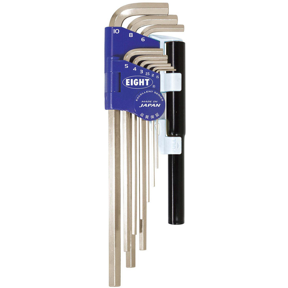 Eight Tool - Hex Key Sets: Ball End: No; Handle Type: L-Handle ...