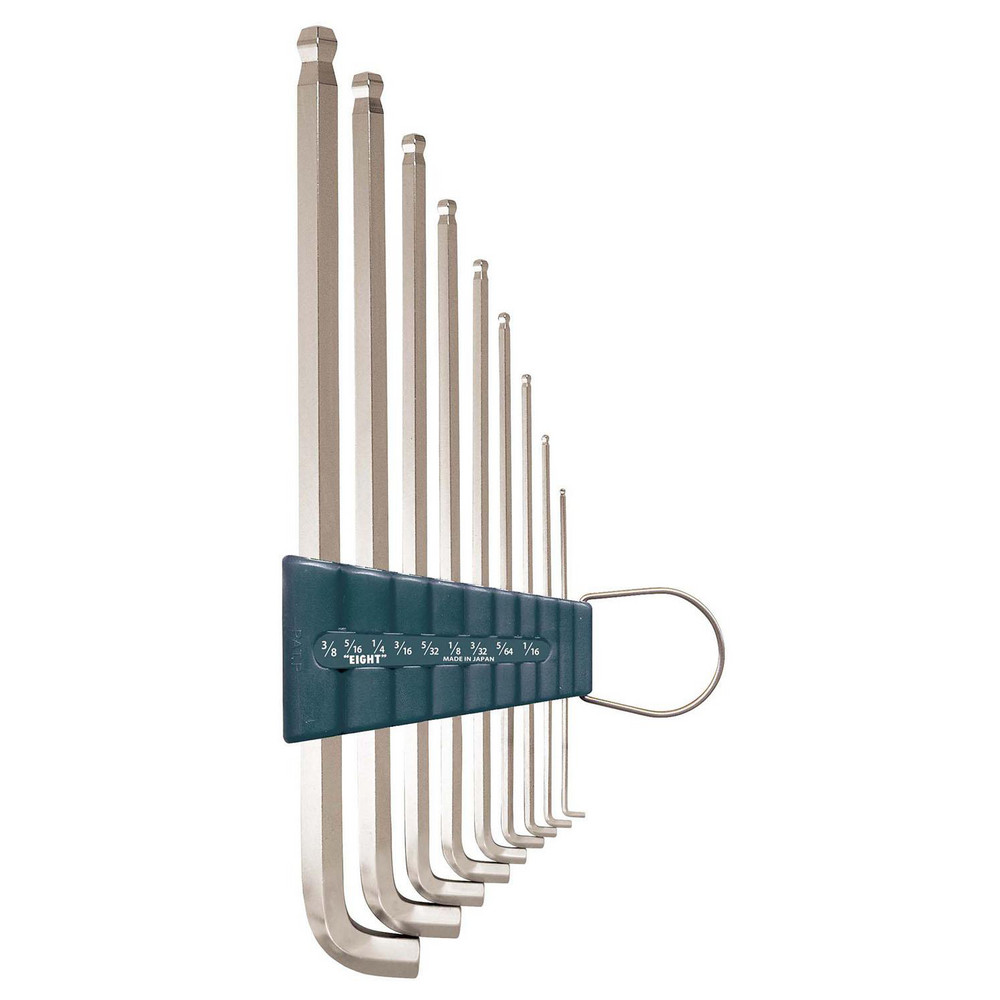 Eight Tool - Hex Key Sets: Ball End: Yes; Handle Type: L-Handle, Short ...