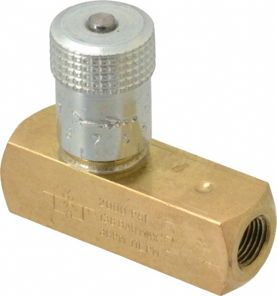 Parker - 3 GPM 1/8 Inlet Brass Hydraulic Control Valve - 09634882 - MSC ...