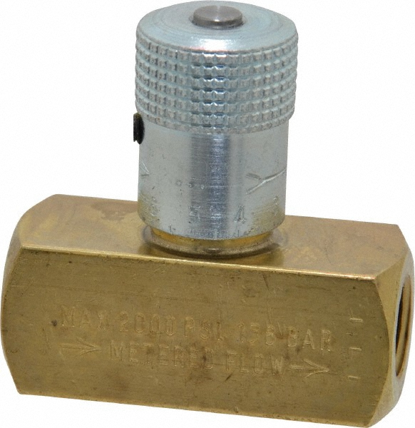 Parker - 5 GPM 1/4 Inlet Brass Hydraulic Control Valve - 09637646 - MSC ...