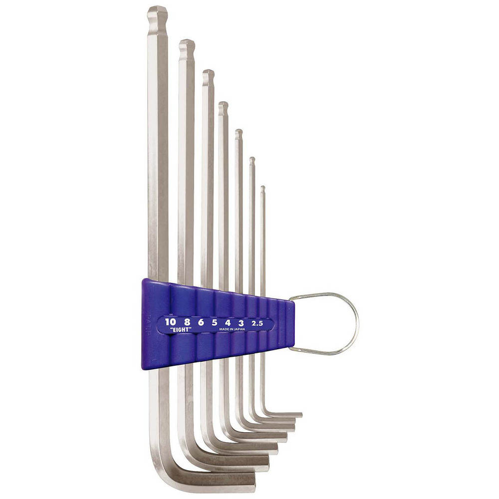 Eight Tool - Hex Key Sets: Yes, L-Handle, Metric | MSC Direct