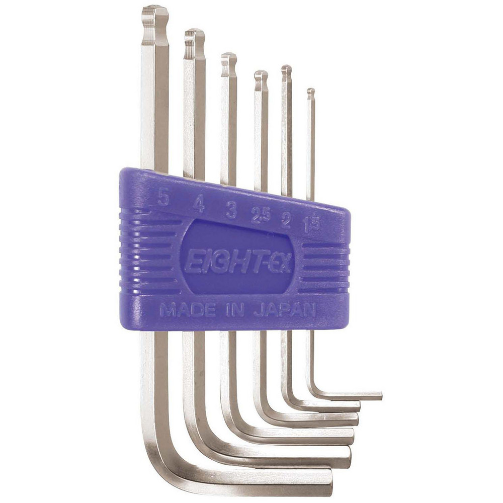 Eight Tool - Hex Key Sets: Ball End: Yes; Handle Type: L-Handle ...