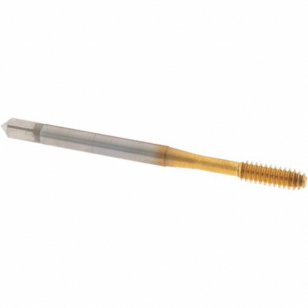 OSG - Thread Forming Tap: #6-32 UNC, Modified Bottoming Chamfer, Cobalt, TiN Finish | MSC Direct