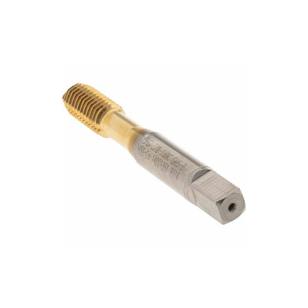 OSG - Thread Forming Tap: 3/8-16 UNC, 3B Class of Fit, Modified Bottoming Chamfer, Cobalt, TiN ...