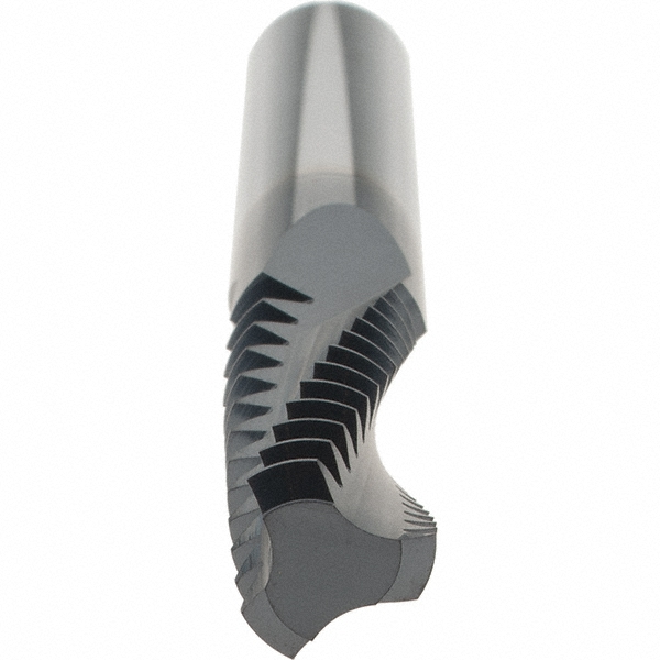 Iscar - External 11 TPI 3/8" Shank 3-Flute RH Solid Carbide Helical ...