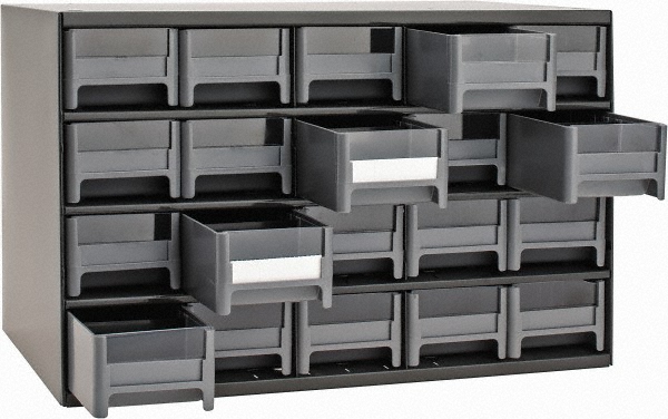 Akro-Mils - 20 Drawer, Small Parts Modular Steel Frame Storage Cabinet ...