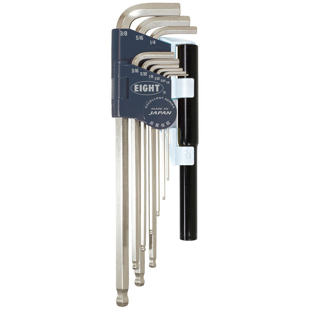 Eight Tool - Hex Key Sets: Ball End: Yes; Handle Type: L-Handle ...