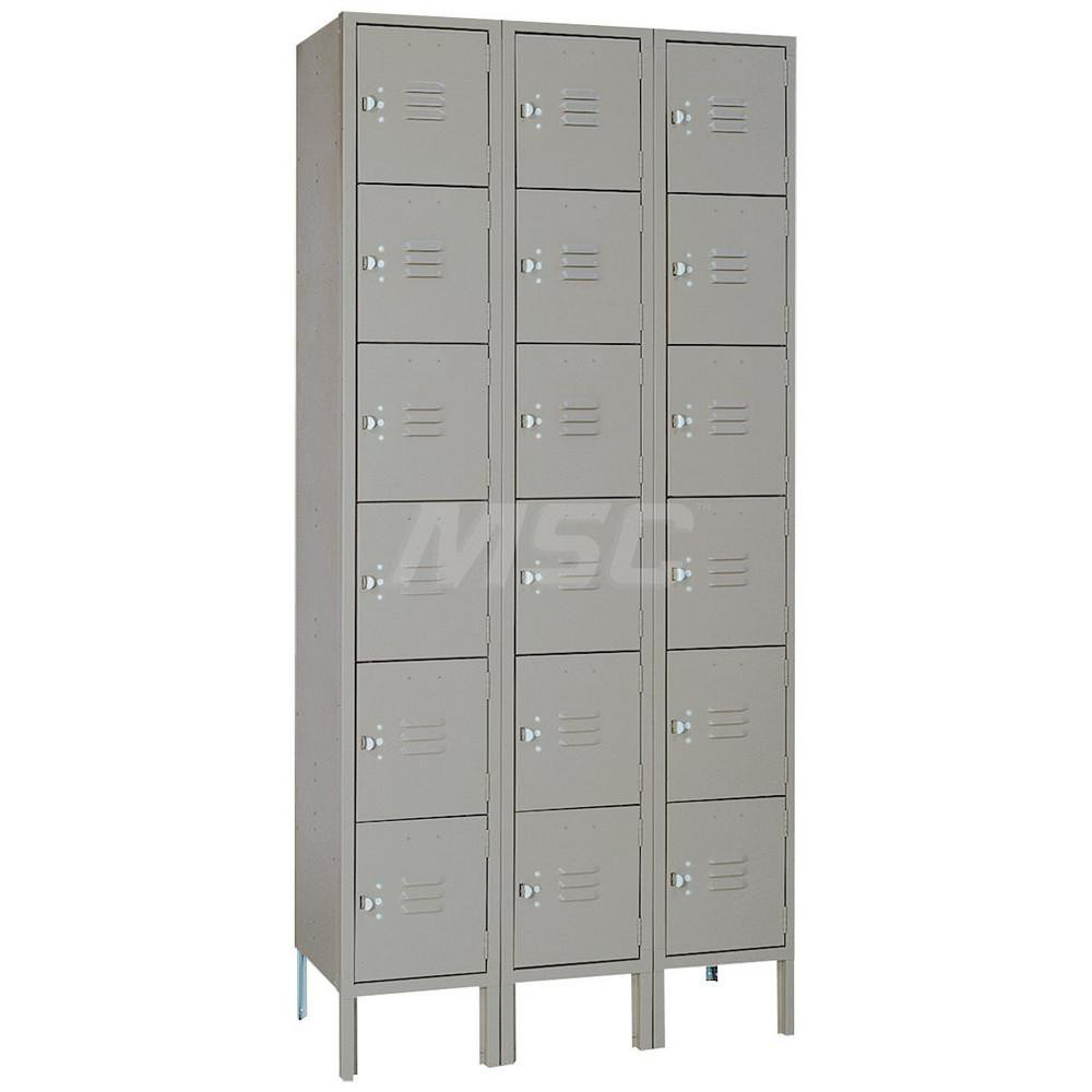 Lyon - 18 Door, 6 Tier, Locker - 09793126 - MSC Industrial Supply
